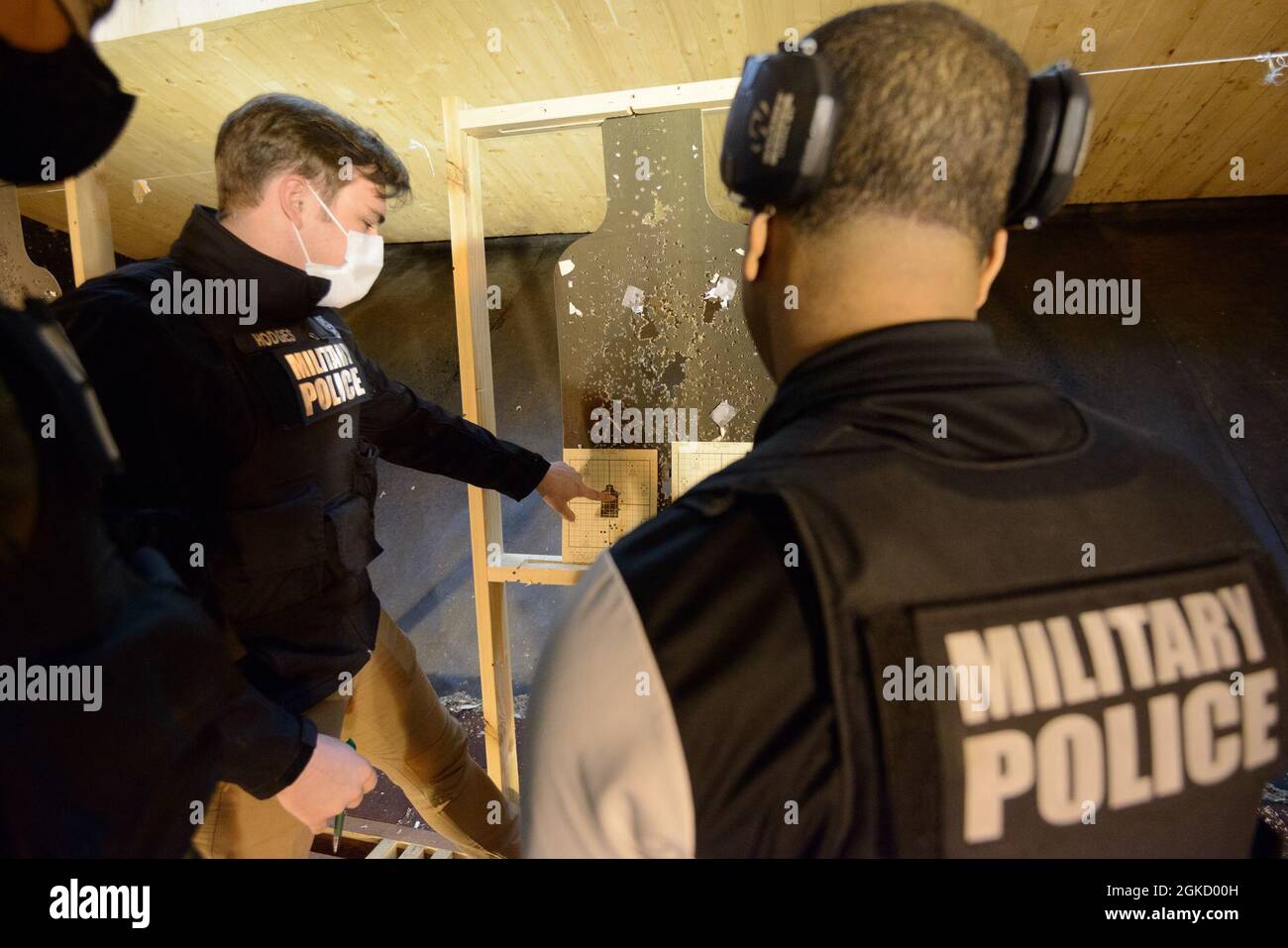 U.S. Army Staff Sgt. Nicholas Hodges, a Military Policeman assigned to ...