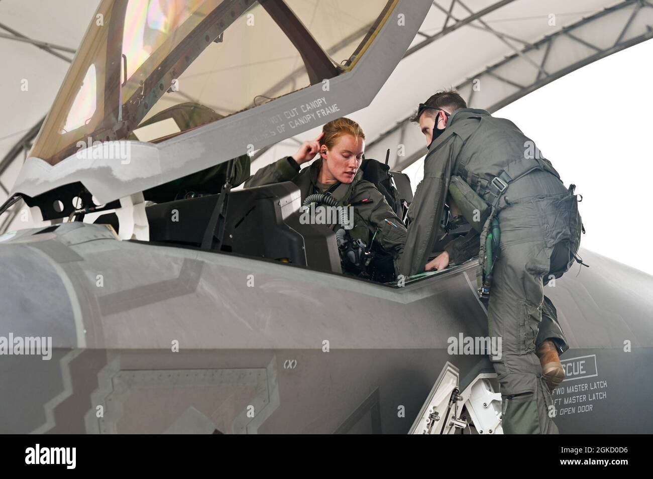 U.S. Air Force Capt. Christopher Fjelstad, 58th Fighter Squadron ...
