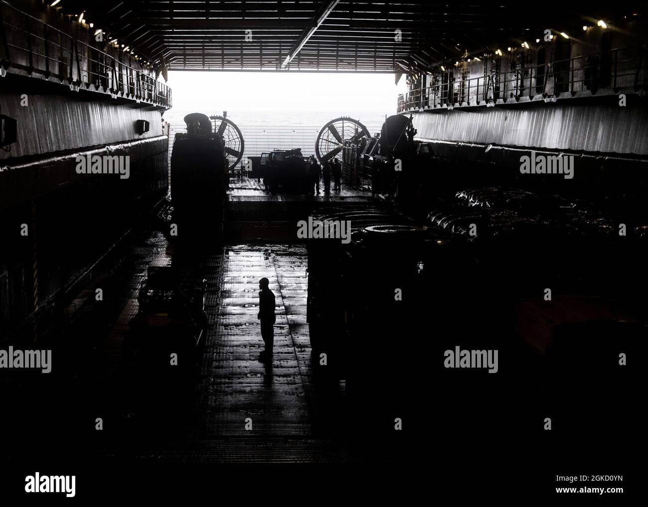 210316-N-NQ285-1105 ATLANTIC OCEAN (March 16, 2021) Landing Craft, Air ...