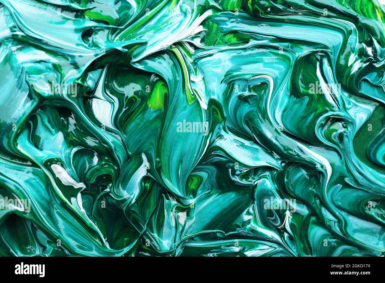 Green oil painting as background Stock Photo - Alamy