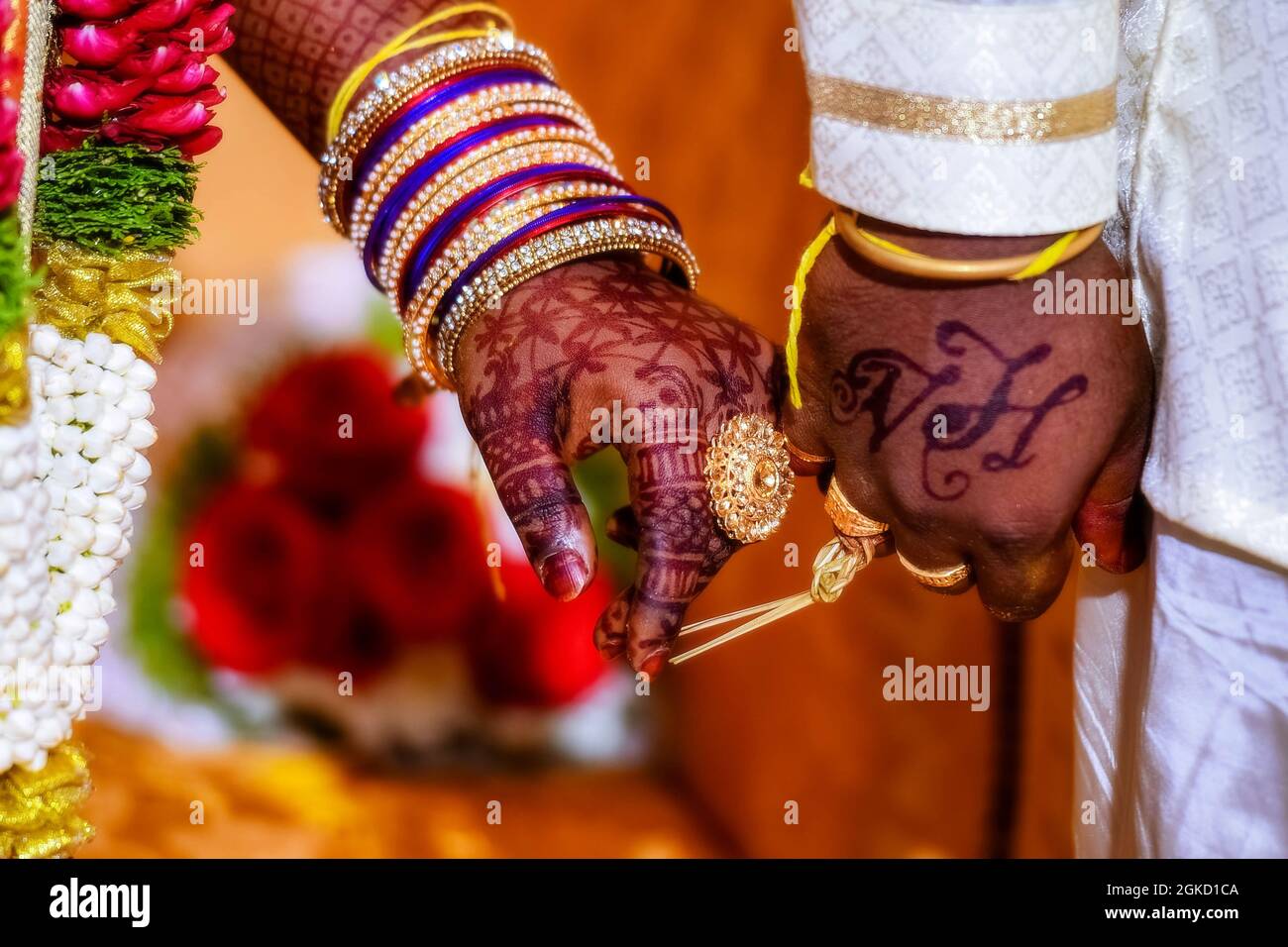 Traditional Indian marriage ceremony Stock Photo - Alamy