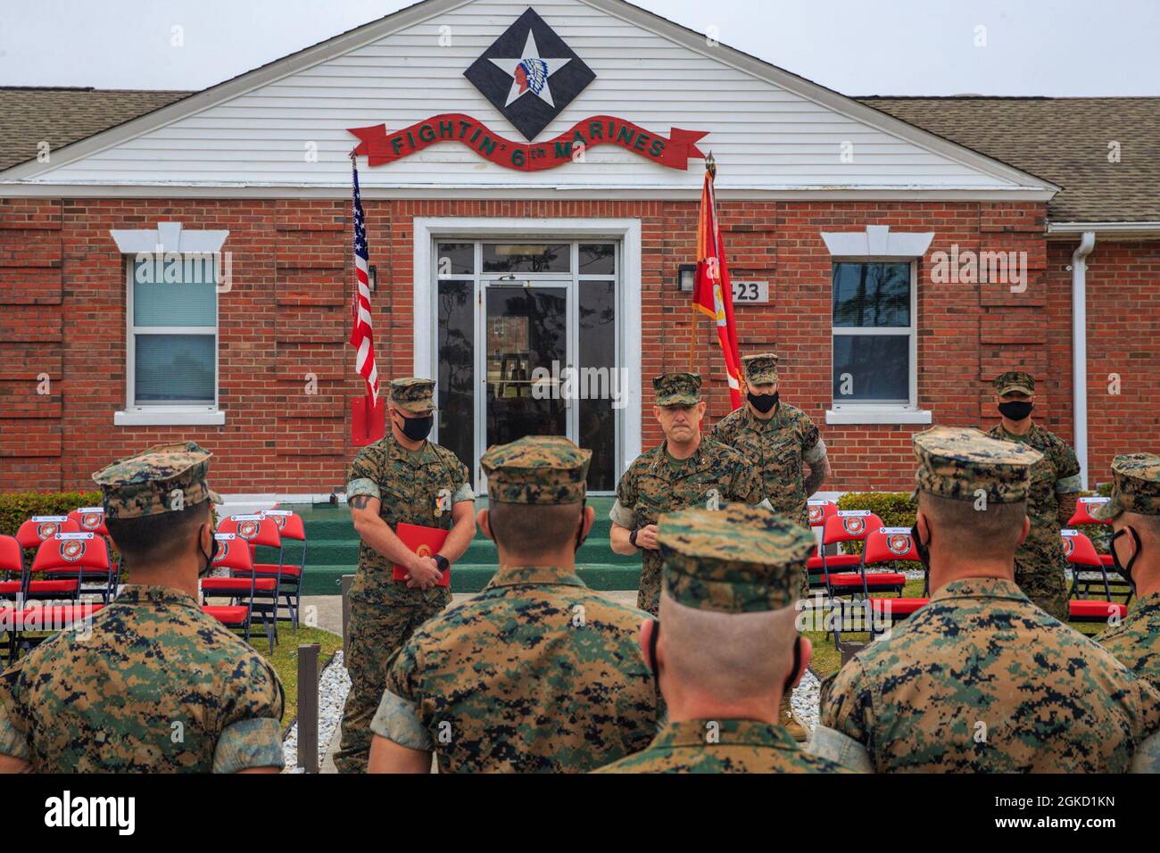 U.S. Marine Corps Maj. Gen. Frank Donovan, the Commanding General of 2d ...