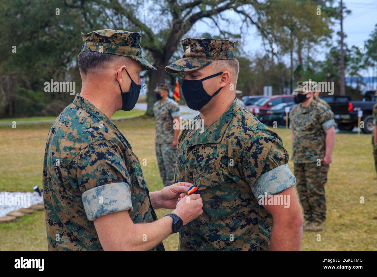 U.S. Marine Corps Maj. Gen. Frank Donovan, the Commanding General of 2d ...