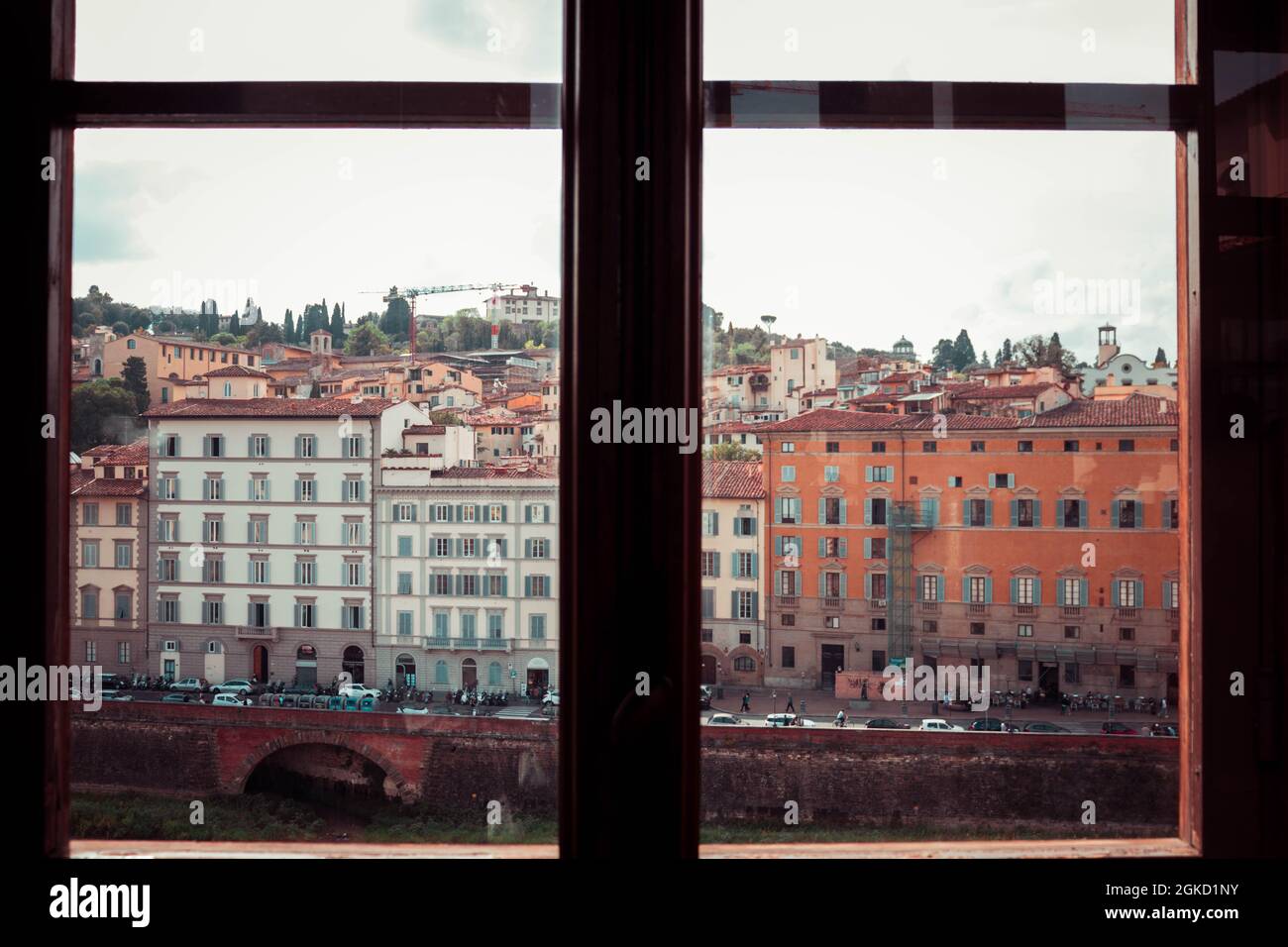 A view of Florence city from a museum window Stock Photo - Alamy