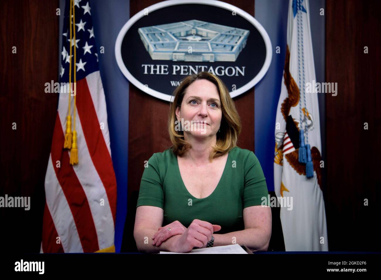 Deputy Secretary of Defense Dr. Kathleen H. Hicks speaks to the U.S ...