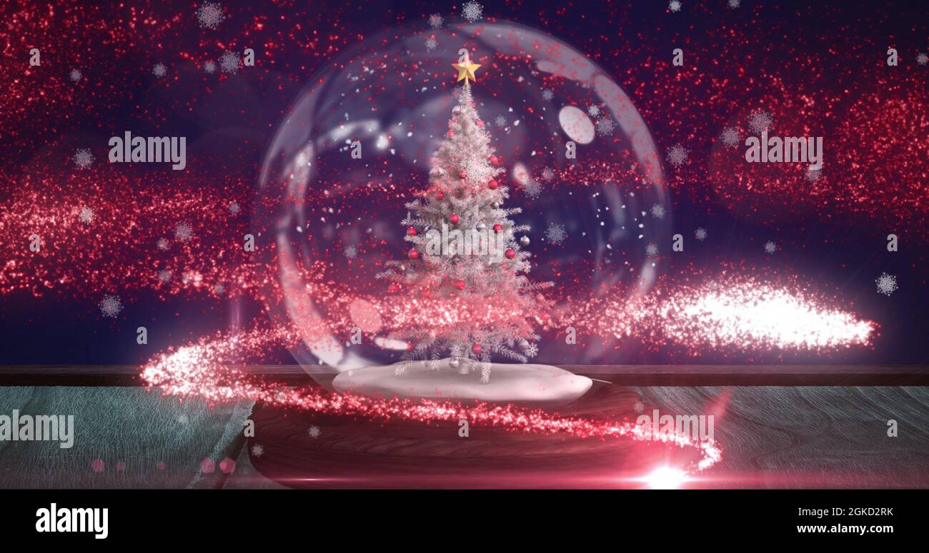 Blue shooting star spinning around hi-res stock photography and images ...