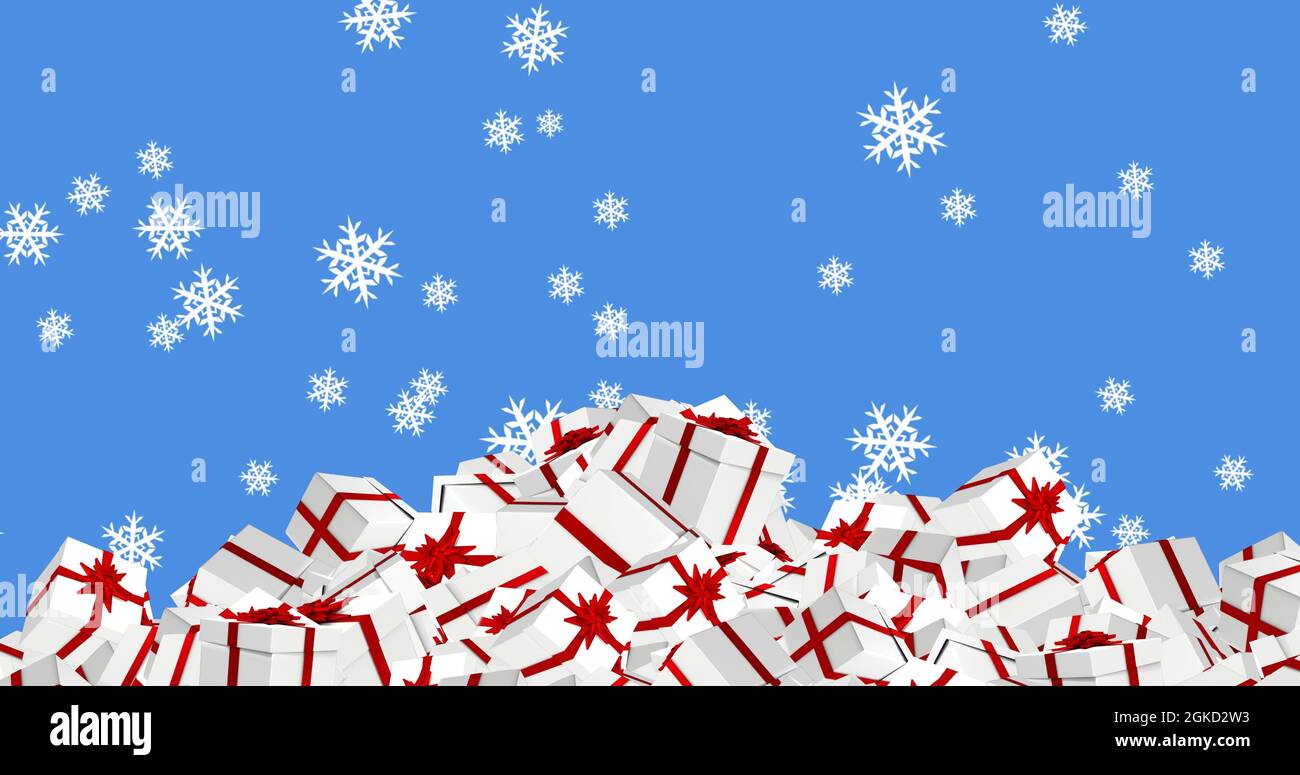Gift falling background hi-res stock photography and images - Alamy