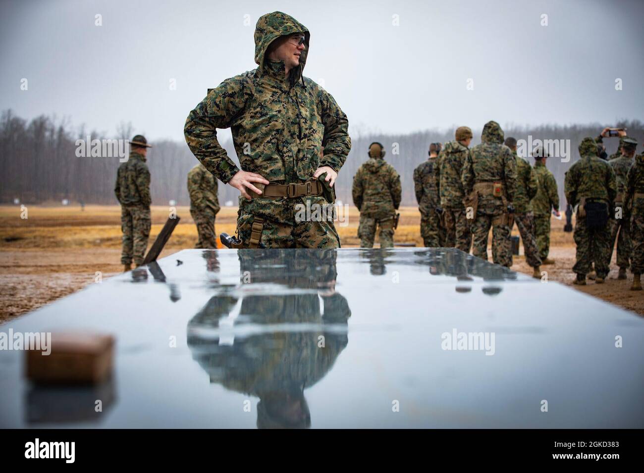 U.S. Marines compete in the annual U.S. Marine Corps Marksmanship ...