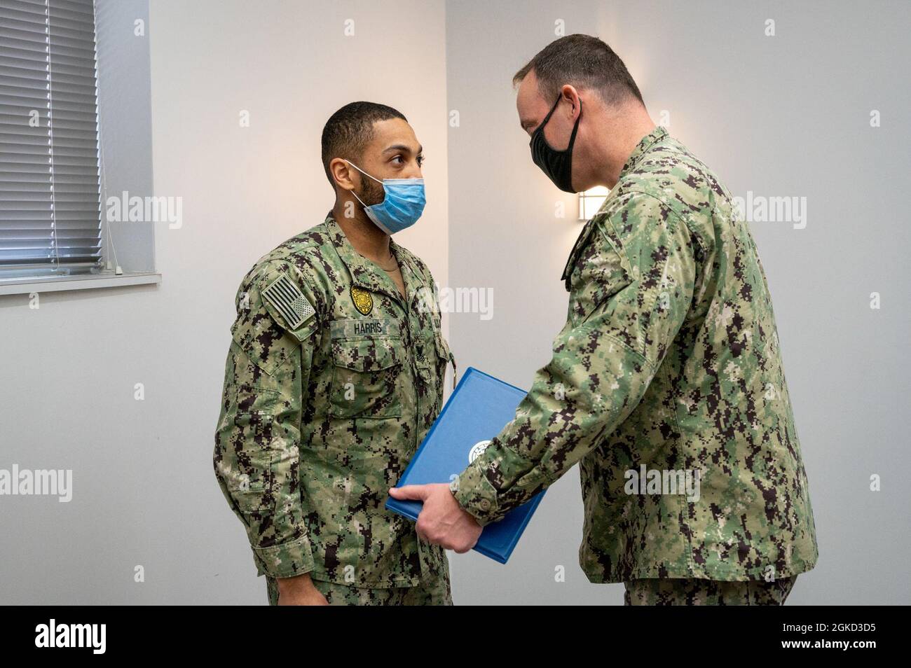 WASHINGTON, DC (March 17, 2021) – Capt. Grahame Dicks (right), Naval ...