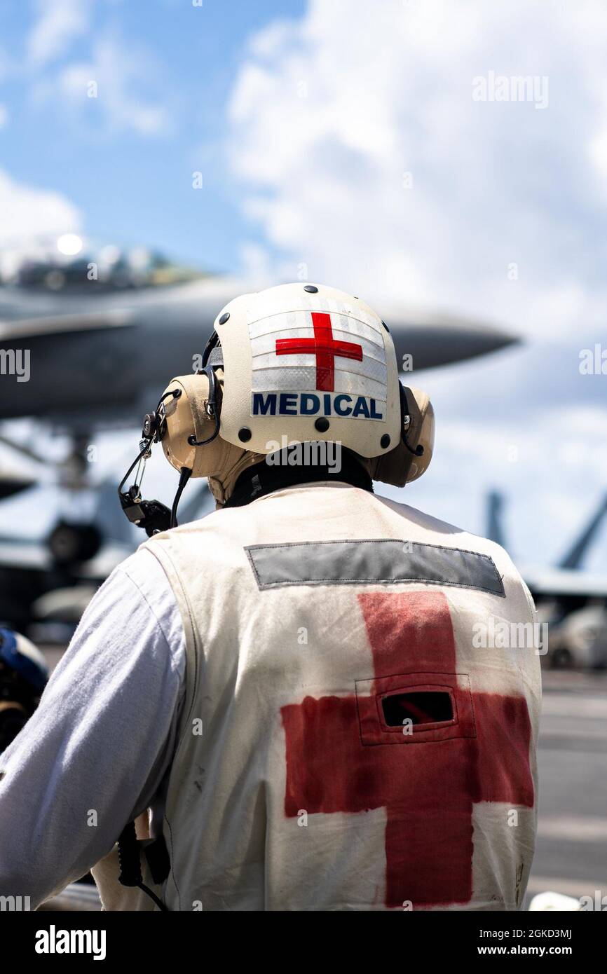 INDIAN OCEAN (March 17, 2021) – U.S. Navy Hospital Corpsman 3rd Class ...