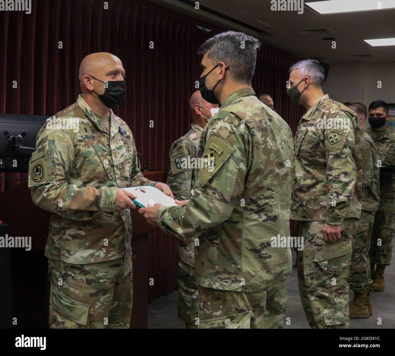 Maj. Gen. Matthew McFarlane, 4th Infantry Division commanding general ...
