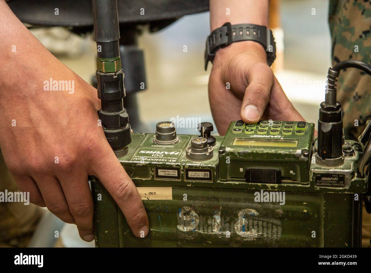 U.S. Marine students with Alpha Company, Infantry Training Battalion ...