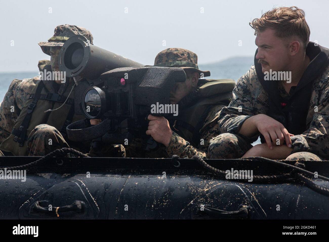 Cpl. Zaretz Gabriel, an anti-tank missile gunner, with 3d Battalion, 3d ...