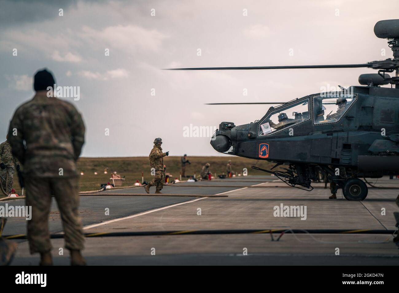 On March 17, 2021,12th CAB launched 14 Apaches from the 1st Battalion ...