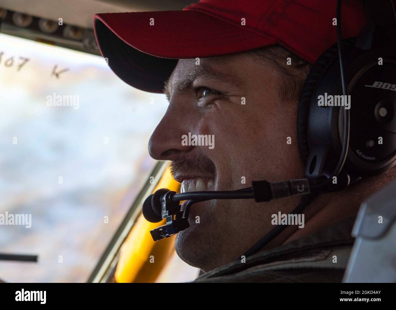 U.S. Air Force Capt. Chris Perry, 384th Air Refueling Squadron pilot ...
