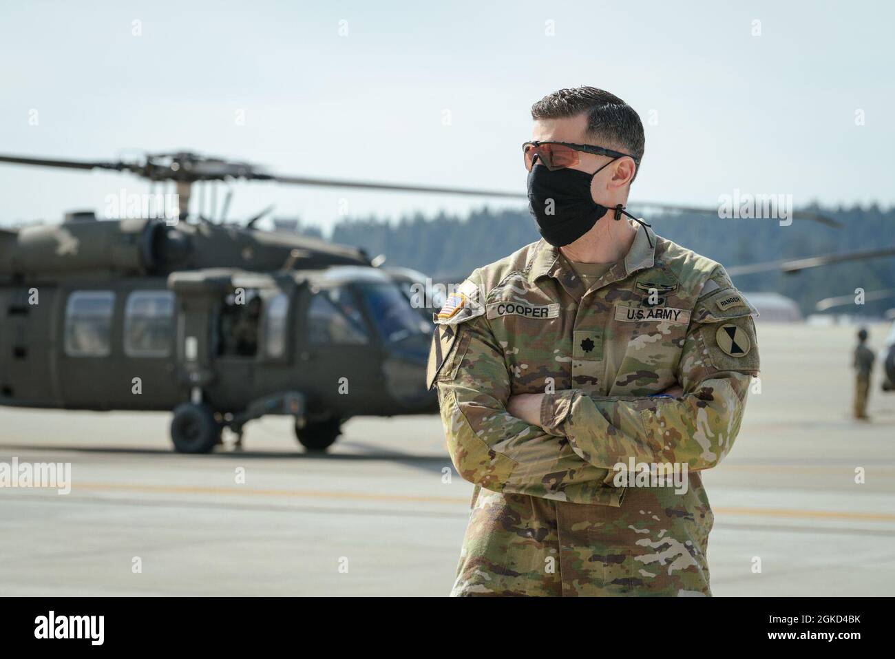 Lt. Col. William Cooper, commander of 1st Battalion, 161st Infantry ...