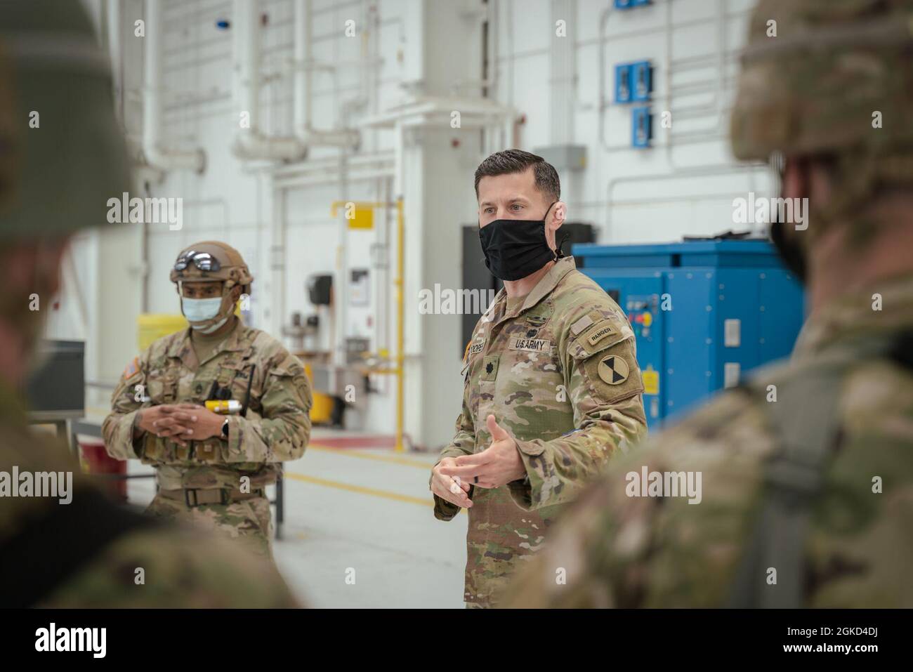 Lt. Col. William Cooper, commander of 1st Battalion, 161st Infantry ...