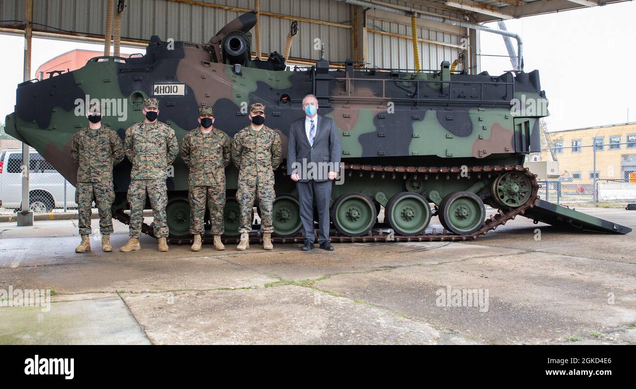 The Honorable Thomas W. Harker, Secretary of the Navy (Acting) poses ...