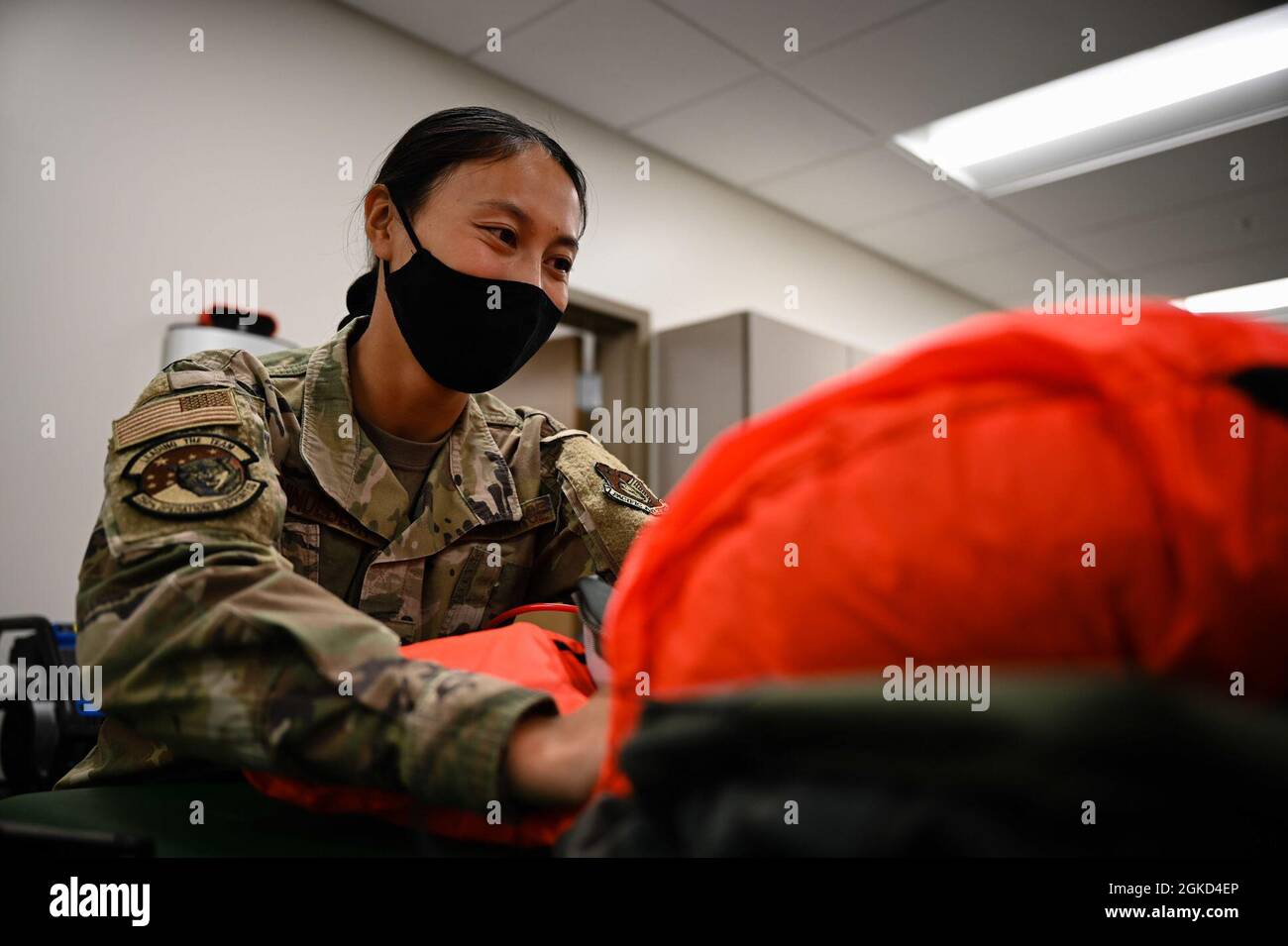 U.S. Air Force Senior Airman Lillie Schindlebeck, a 354th Operation ...
