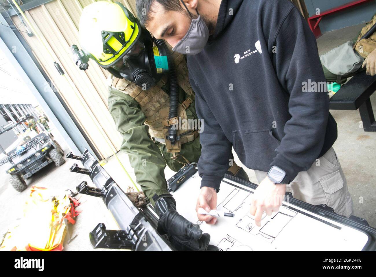 U.S. Marines and Sailors with Chemical Biological Incident Response ...