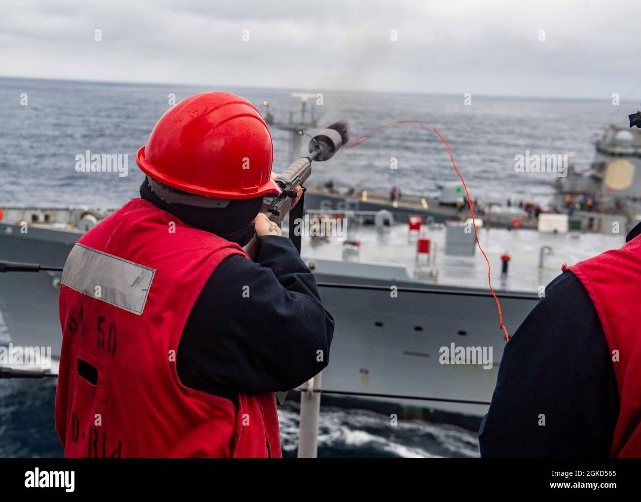 210317-N-NQ285-1083 ATLANTIC OCEAN (March 17, 2021) Gunner's Mate 3rd ...