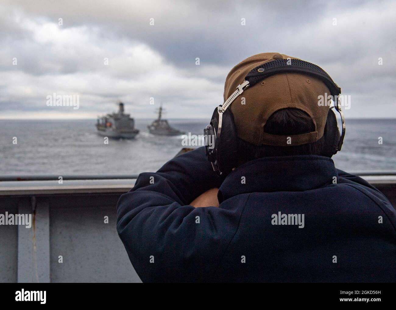 210317-N-NQ285-1031 ATLANTIC OCEAN (March 17, 2021) Seaman Alexis ...