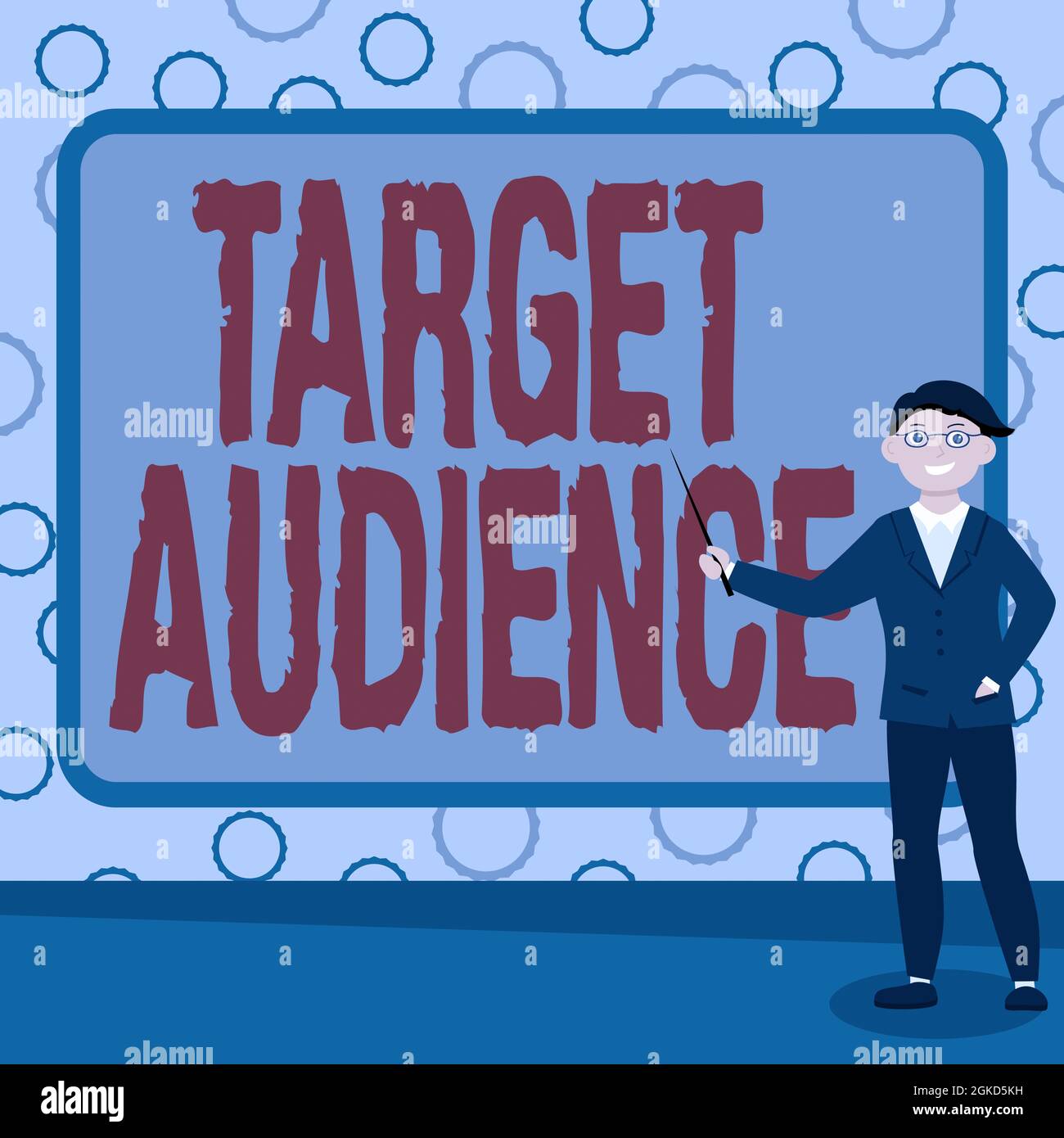 Hand writing sign Target Audience. Internet Concept identified as the ...