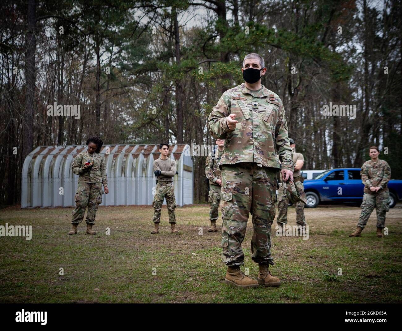 U.S. Air Force Lt. Col. Jamie Humphries, commander of the 1st Combat ...