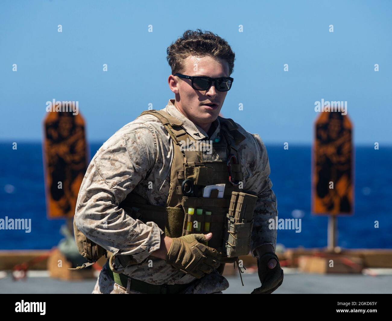 U.S. Marine Corps Lance Cpl. Wyatt Morris, an infantry Marine with ...