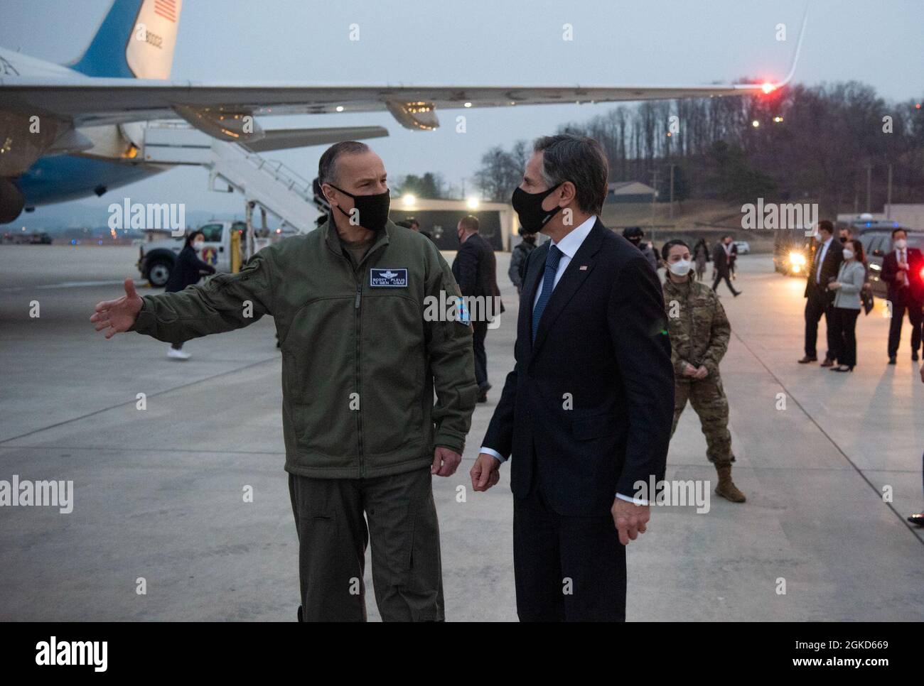 U.S. Air Force Lt. Gen. Scott L. Pleus, Seventh Air Force Commander ...