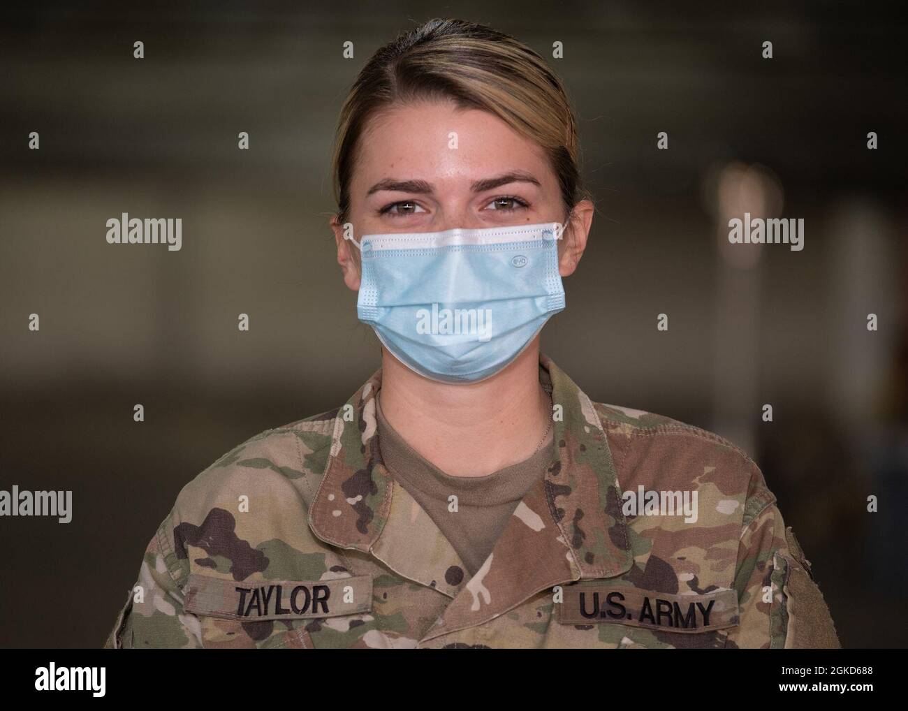 U.S. Army Sgt. Bryn Taylor of Chicago, Illinois, a combat medic ...