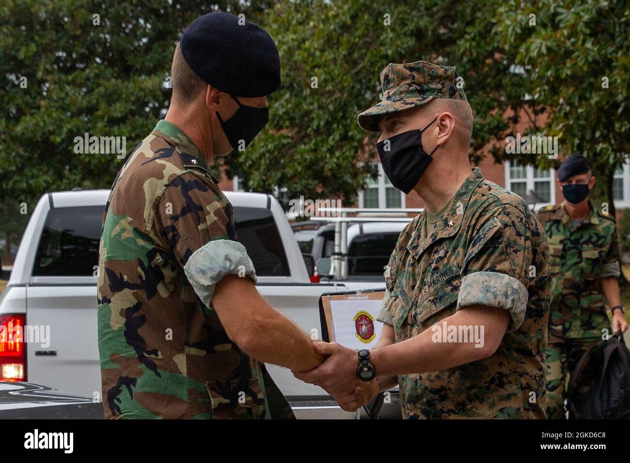 Netherlands Marine Corps Brig. Gen. Frank Boots, director of the Dutch ...