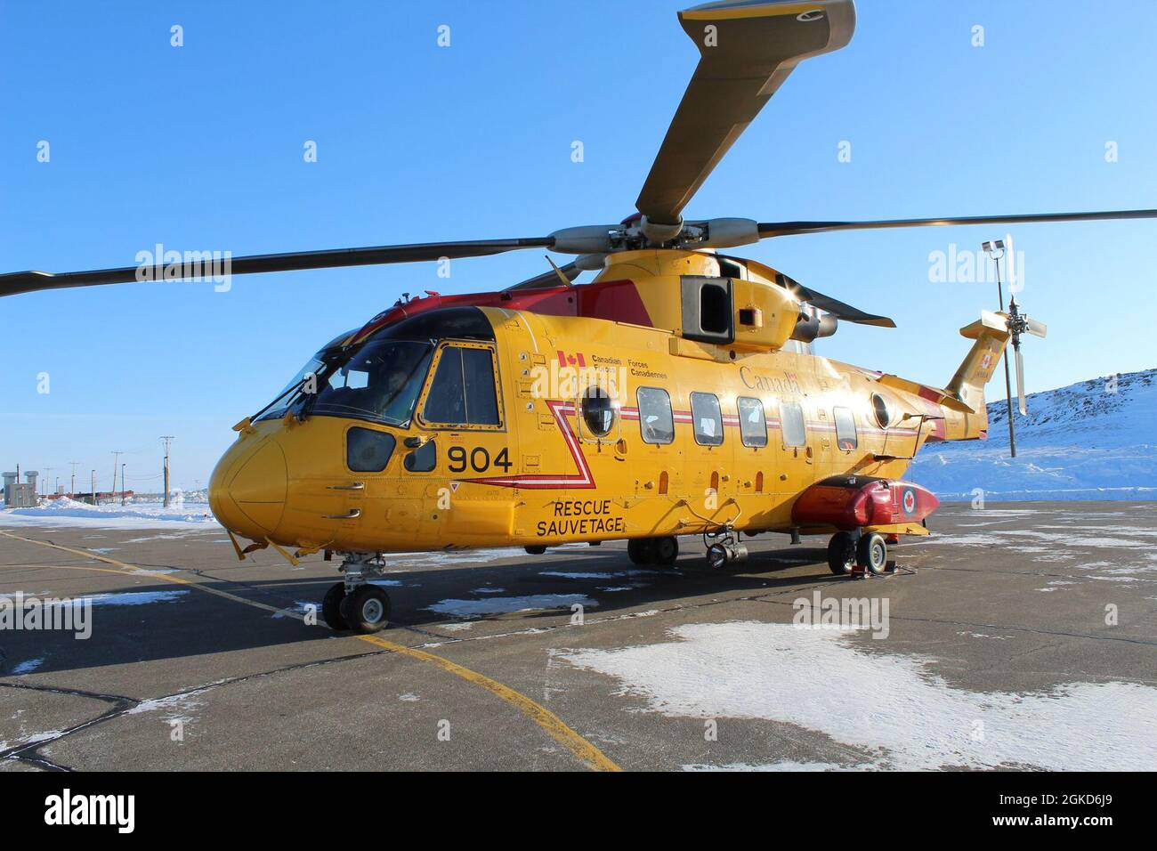 RCAF CH-149 Cormorant Search and Rescue helicopter from 103 Squadron ...