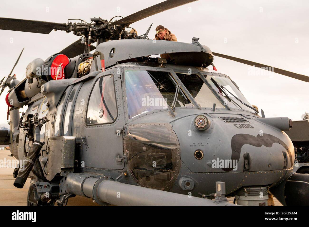 Maintainers from the 66th Rescue Squadron and 855 Aircraft Maintenance ...