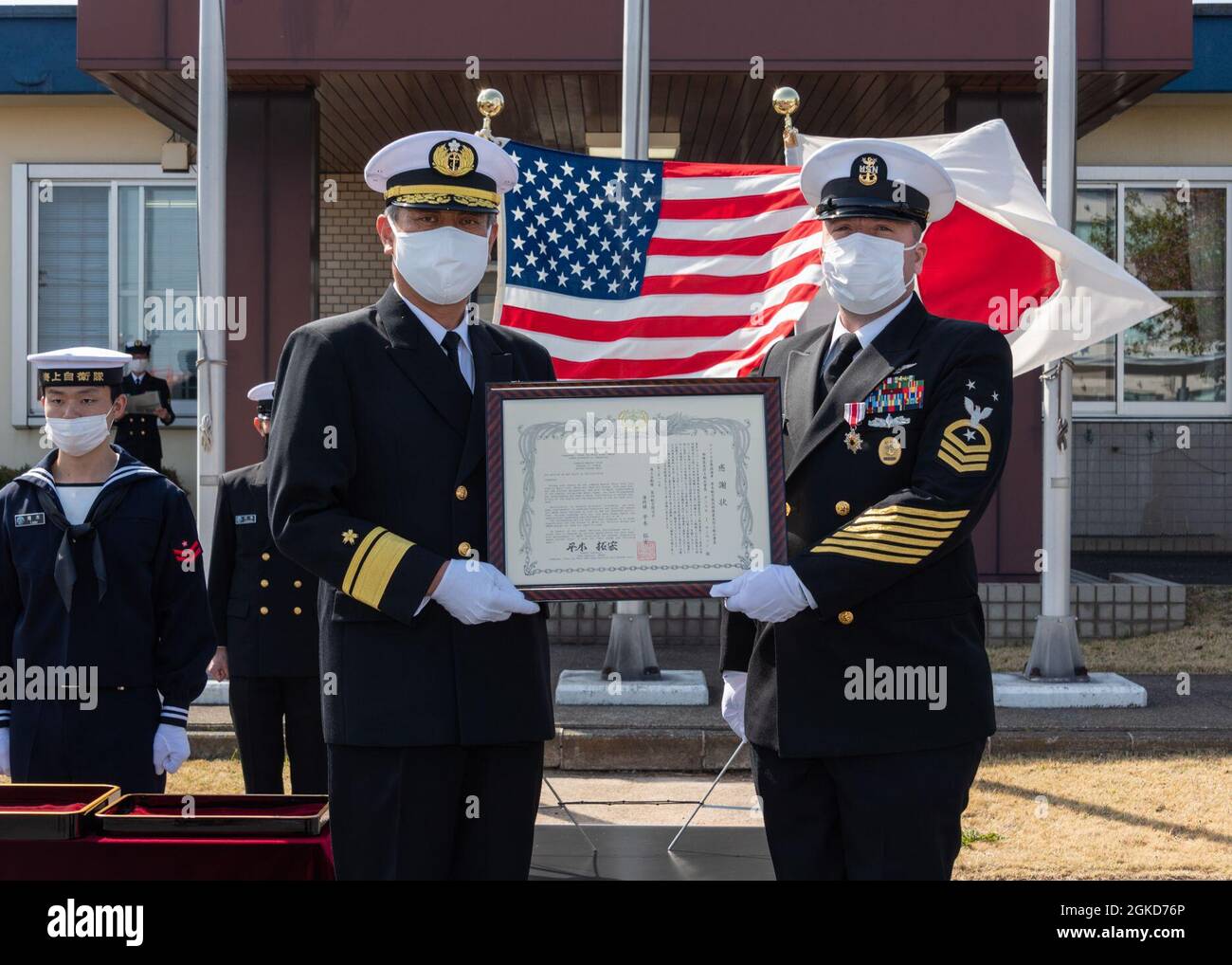 NAVAL AIR FACILITY ATSUGI, Japan (Mar. 18, 2021) Rear Adm. Takuhiro ...