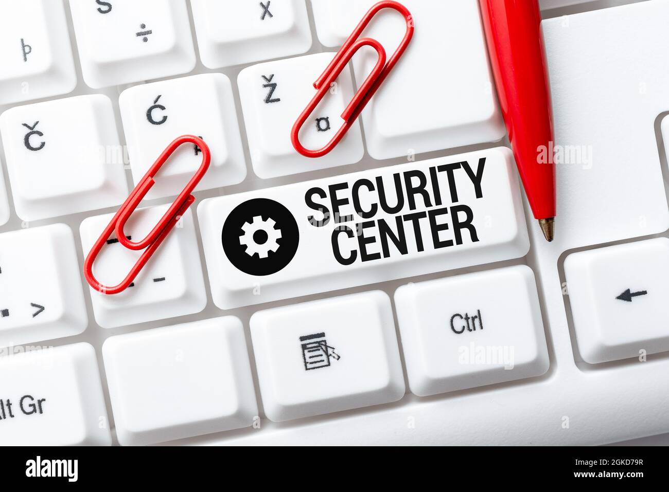 Conceptual caption Security Center. Business idea centralized unit that ...