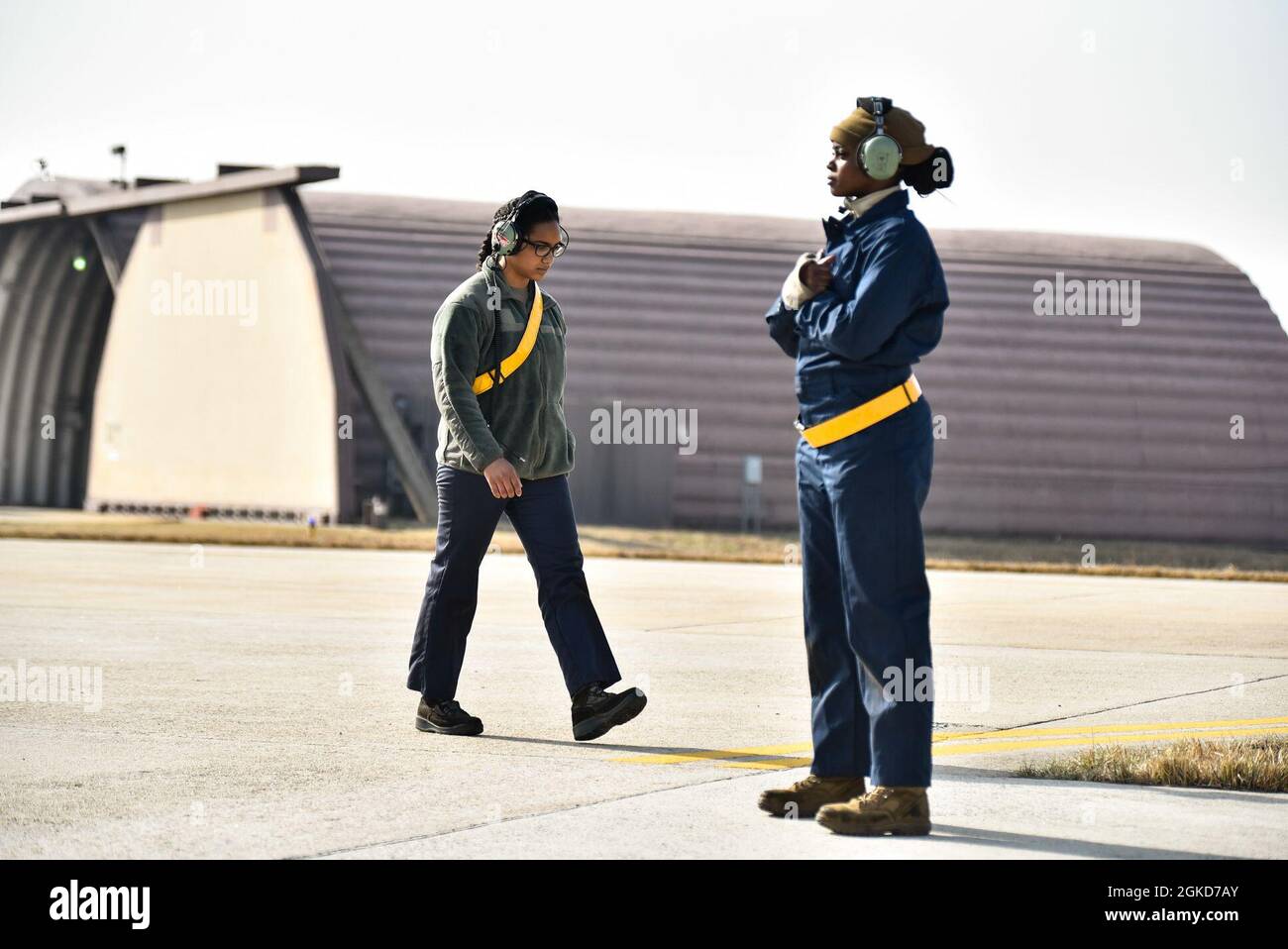 Senior Airman Anastasia Brown and Airman 1st Class Toni Jakes, 80th ...