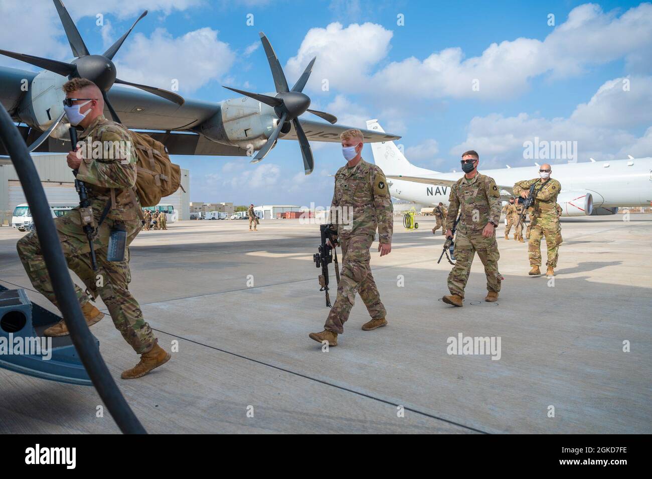 U.S. service members from the 37th Airlift Squadron, the Joint Response ...