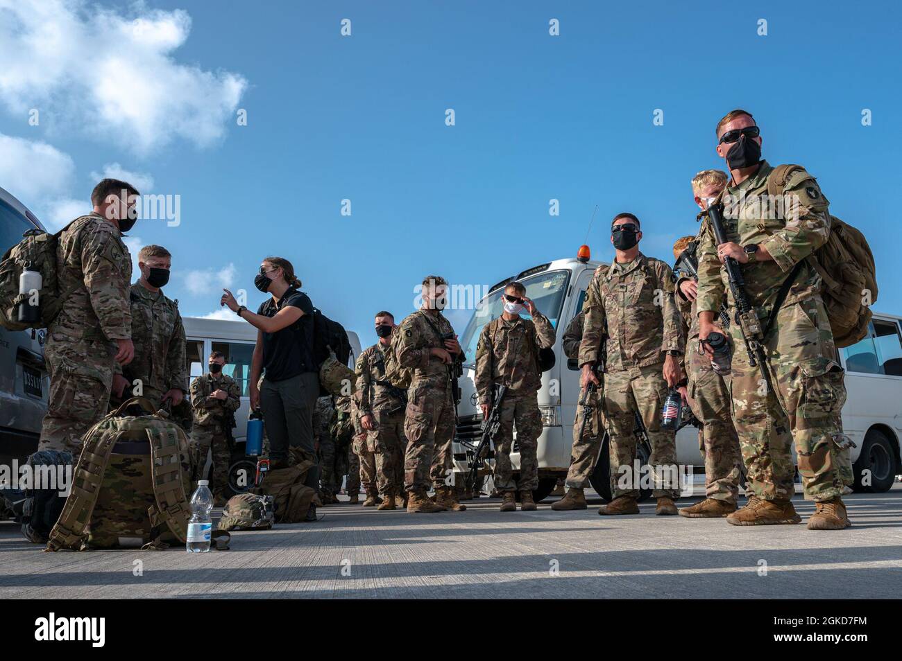 U.S. service members from the 37th Airlift Squadron, the Joint Response ...