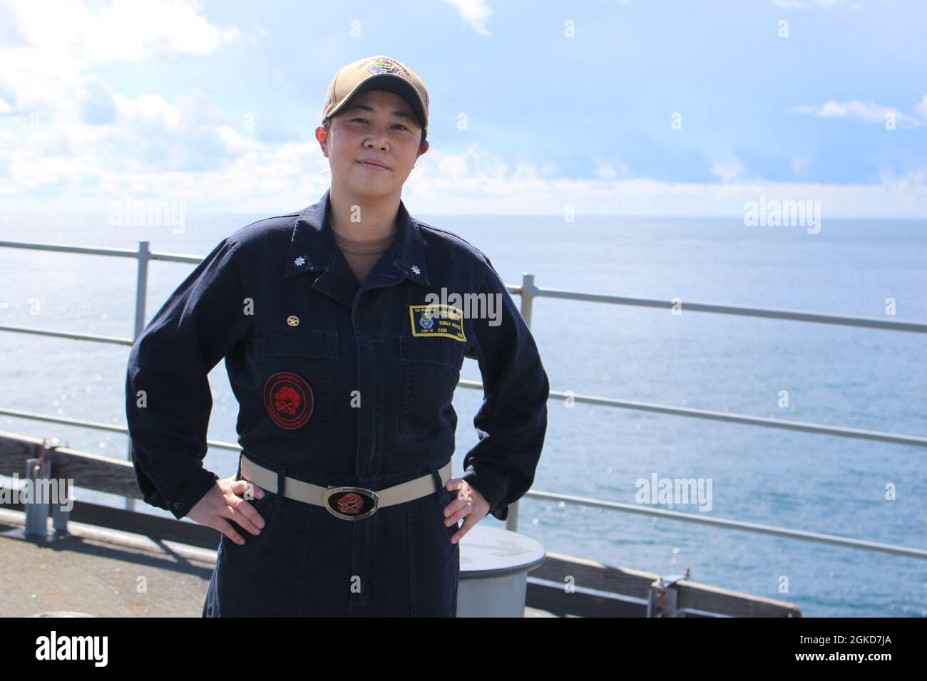 210318-N-N2432-1001Cmdr. Emily Royse, an Amphibious Warfare (AMW ...