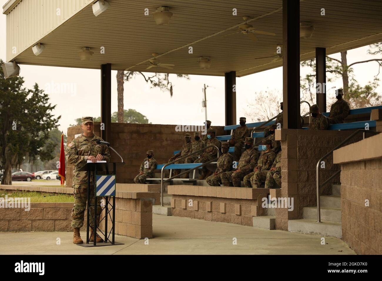 Col. Steve Erickson, commander of the 3rd Division Sustainment Brigade ...