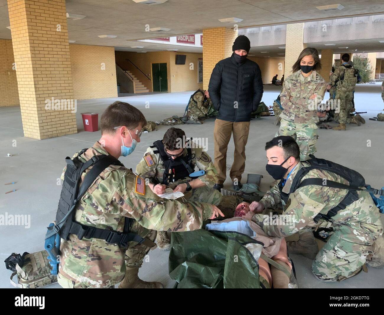 Maj. Maj. Charisse Gonzalez (right) alongside Tactical Combat Medical ...