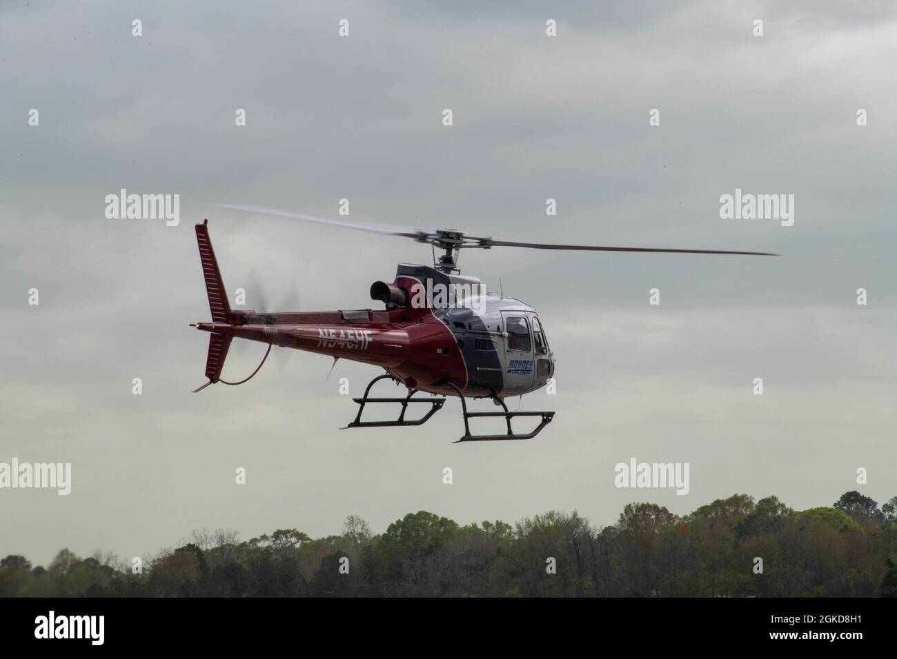 A civilian medical helicopter takes off on Mar. 18, 2021, Maxwell Air ...