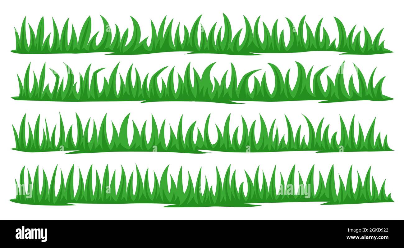 Green grass collection Stock Vector Image & Art - Alamy