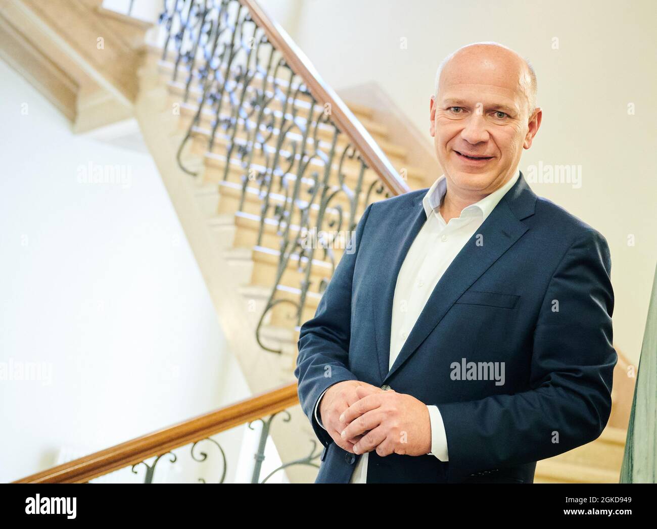 Berlin, Germany. 14th Sep, 2021. Berlin's top CDU candidate Kai Wegner ...
