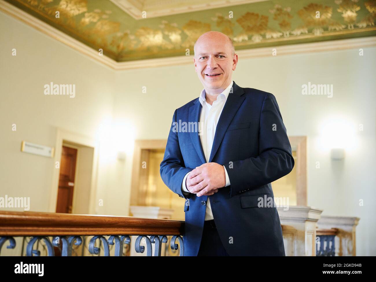 Berlin, Germany. 14th Sep, 2021. Berlin's top CDU candidate Kai Wegner ...