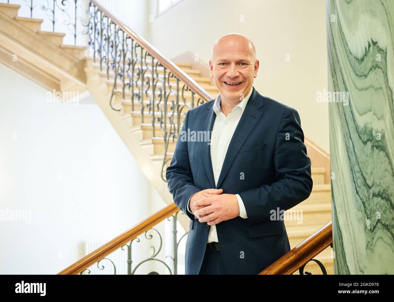 Berlin, Germany. 14th Sep, 2021. Berlin's top CDU candidate Kai Wegner ...