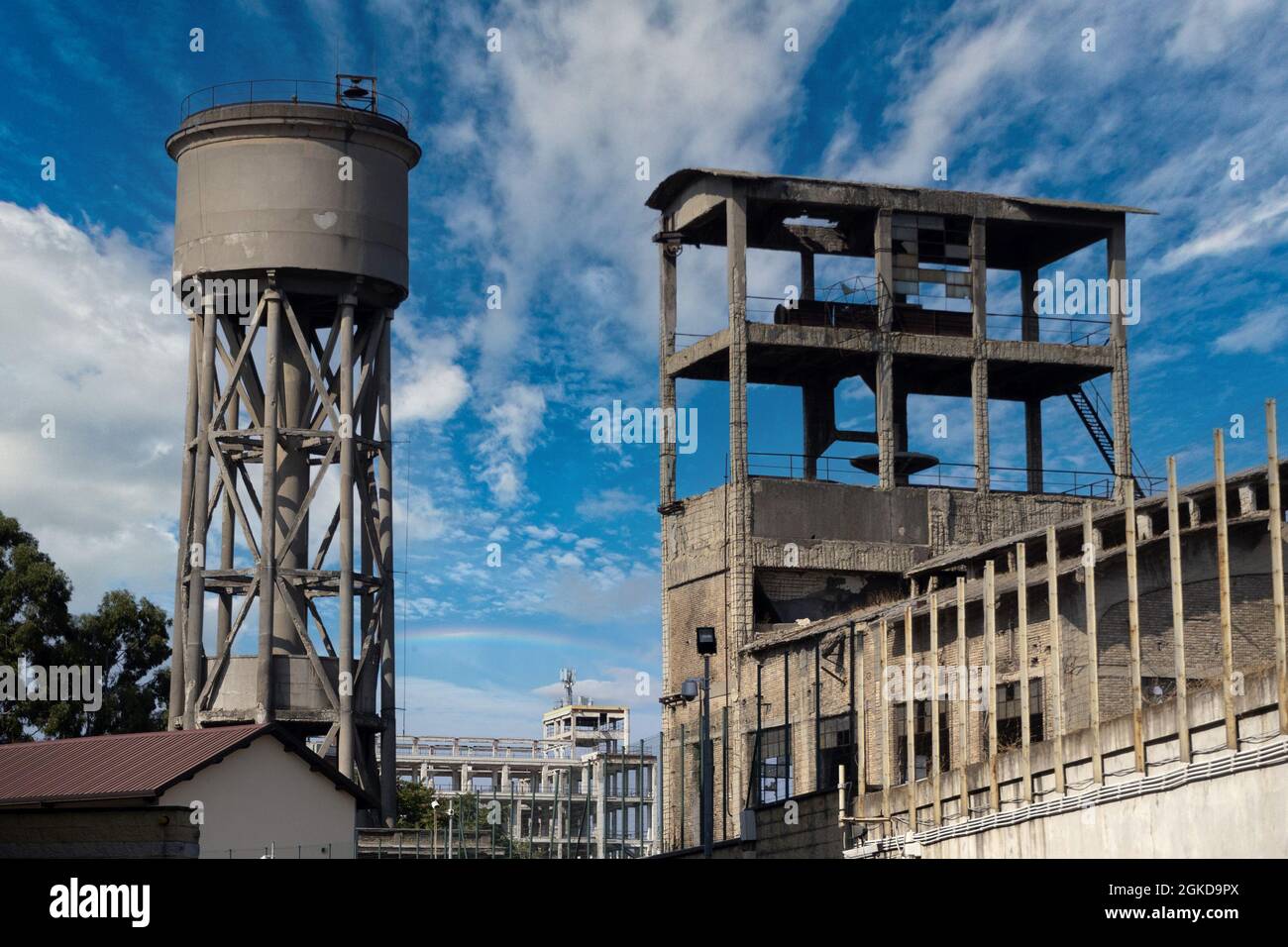 old abandoned industrial site in Rome Stock Photo - Alamy