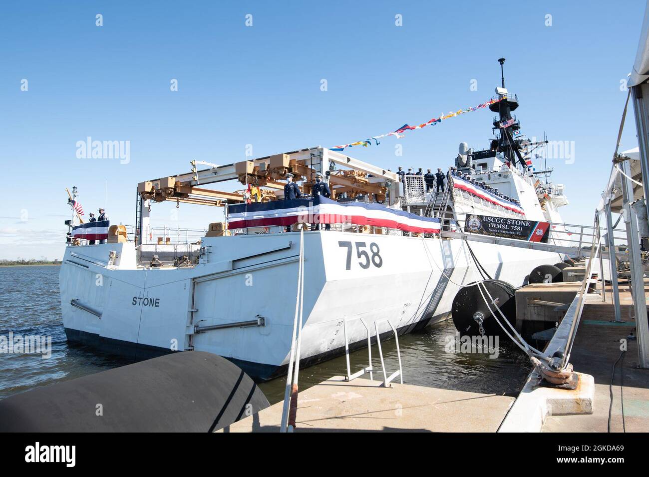 The crew of USCGC Stone (WMSL 758) prepare to bring the ship to life ...
