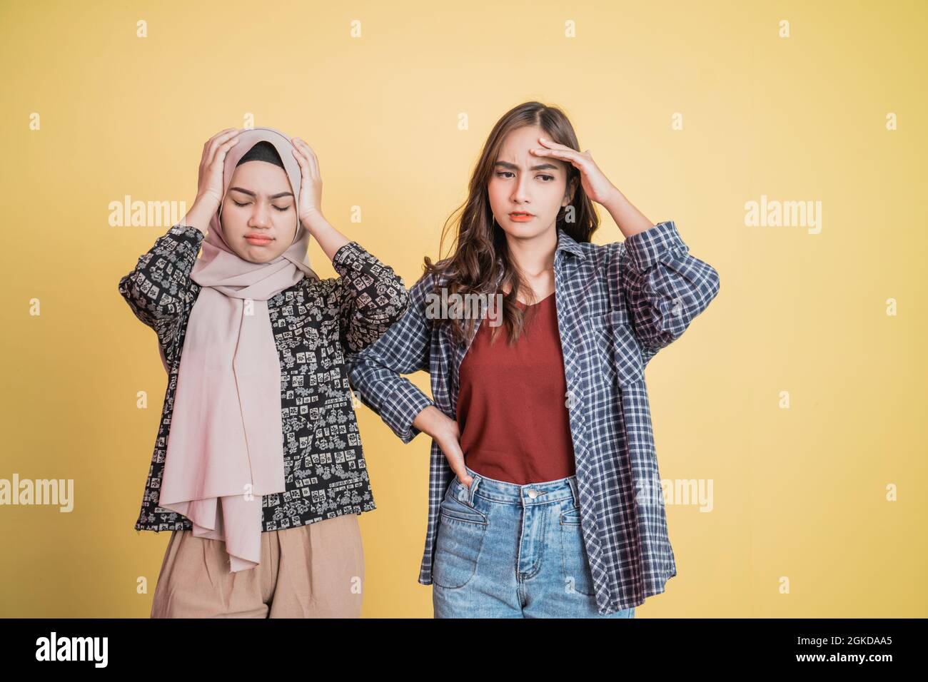 Person two expressions hi-res stock photography and images - Alamy
